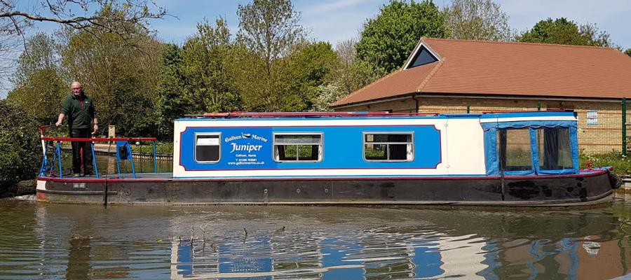 Juniper Day Narrowboat in New Livery - Galleon Marine Narrowboat ...